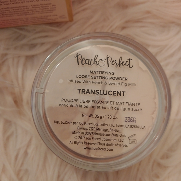 Too Faced | Makeup | Nwt Too Faced Peach Perfect Setting Powder | Poshmark